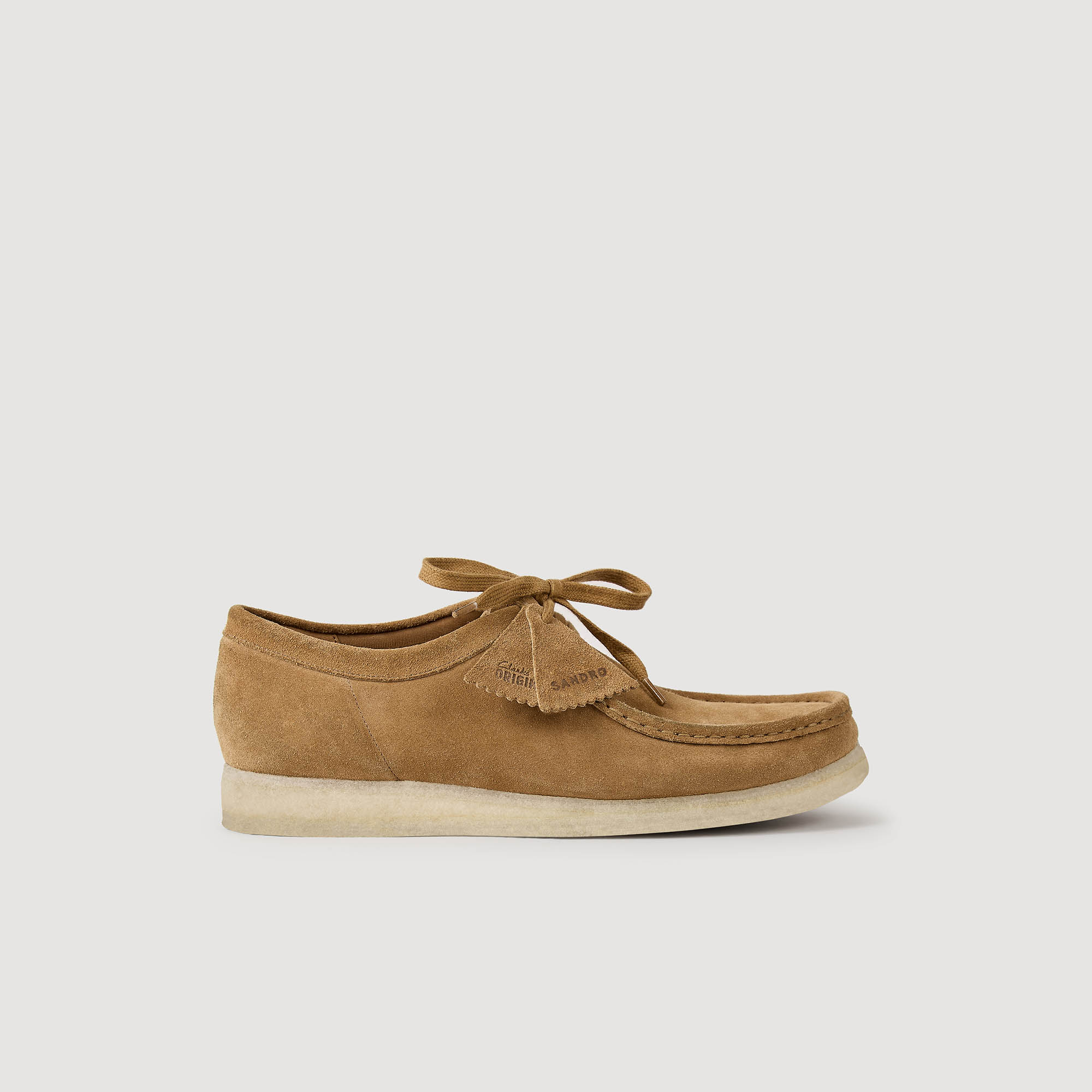 Derby Wallabee™ in pelle scamosciata beige da uomo | Sandro Paris