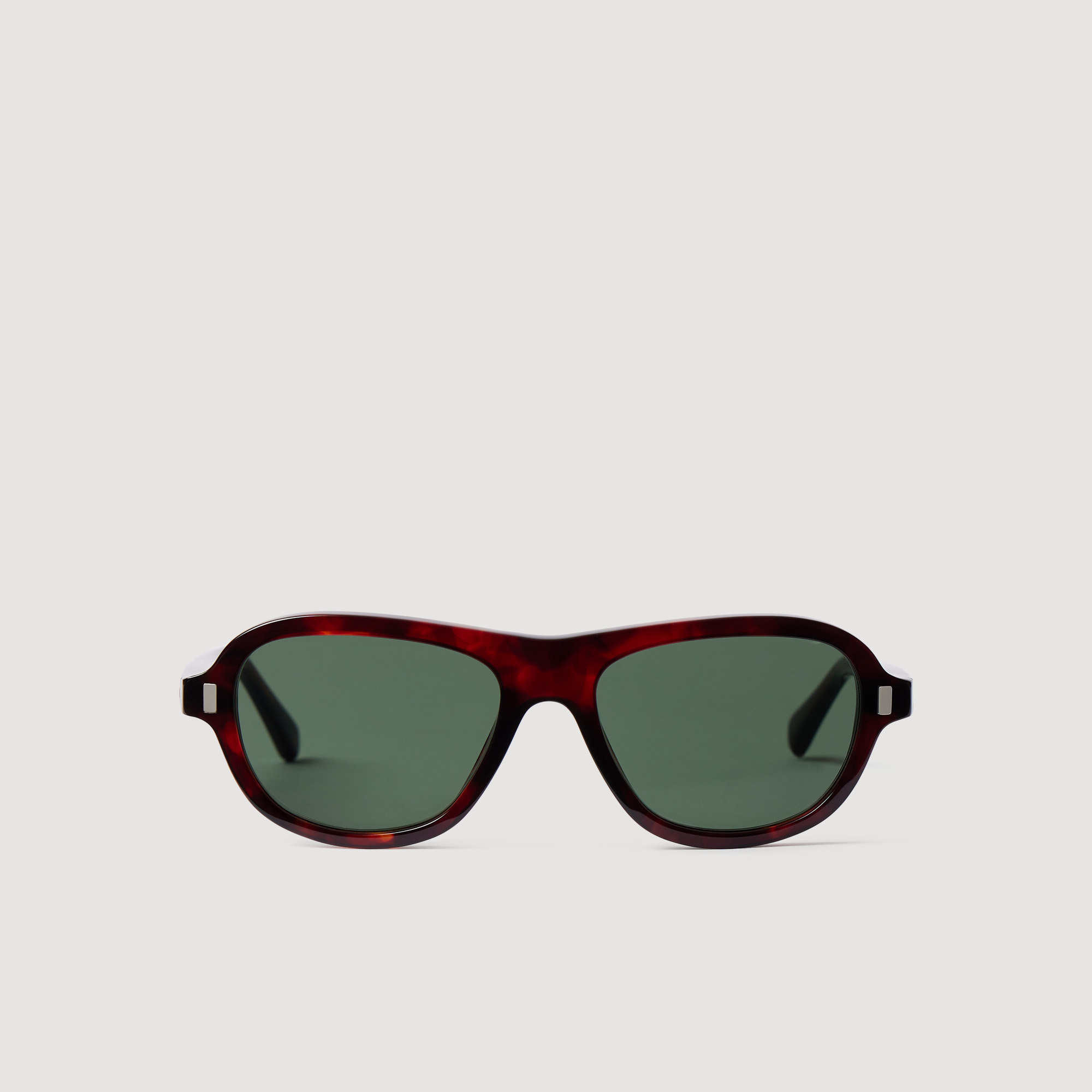 Lunettes de soleil masque marrone da uomo | Sandro Paris