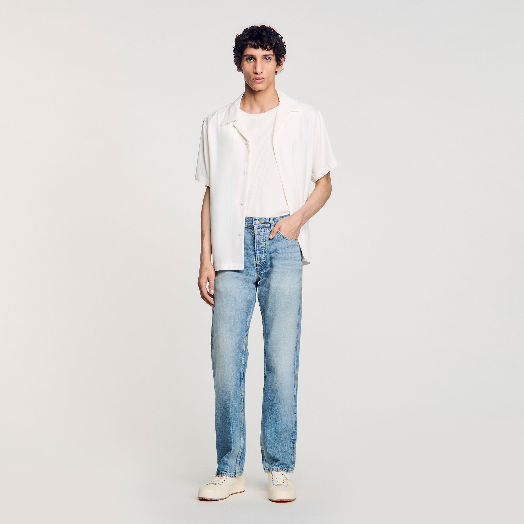 Jeans regular blu da uomo | Sandro Paris